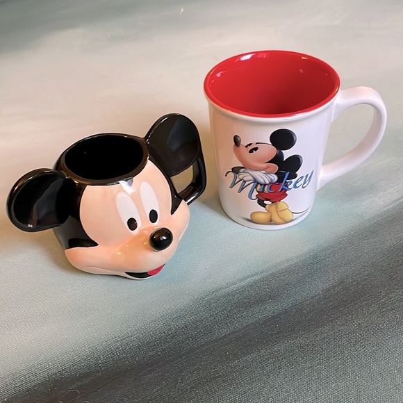 Disney | Dining | Disney Set Of 2 Mickey Mouse Mugs | Poshmark